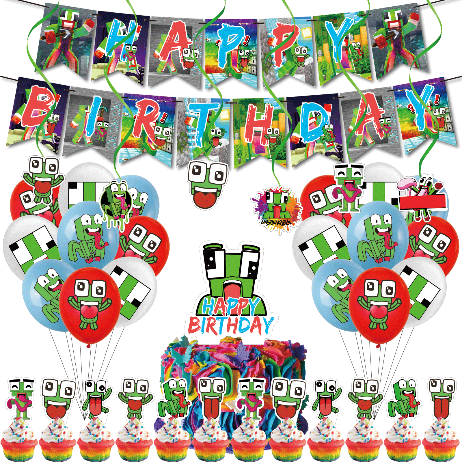 Click here for Lmhtrade 38 Pcs For Unspeakable Cartoon Theme Birt... prices