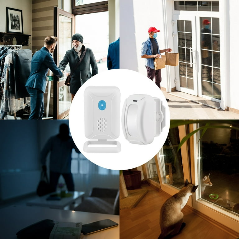 Wireless Motion Sensor Chime Entry Door Bell Visitor Chime Motion