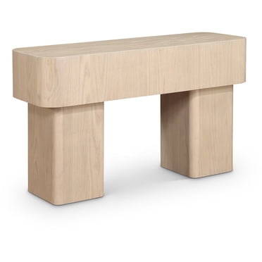 Meridian Furniture Tee Oak Console Table - Walmart.com