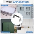 304 Stainless Steel Folding Pull Handle, 90 Degrees Toolbox Handle with ...