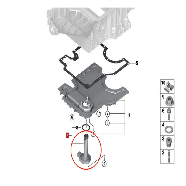 Oil Level Sensor For BMW E81 E82 E87 E88 E90 E91 E92 E93 E60 E61 E63 ...