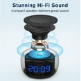 Bluetooth Speaker Alarm Clock with FM Radio - High Fidelity Sound, Full ...