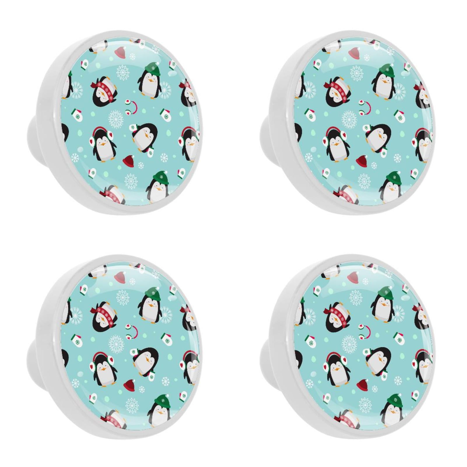 4 Pcs Penguin Knobs for Kitchen Cabinet Cupboard Dresser Bookcase ...