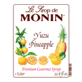 Monin Yuzu Pineapple Syrup 1 Liter Plastic Bottle M-FR378F - Walmart.com