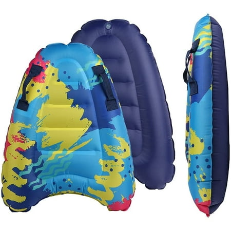 Inflatable Surfboard, Portable Bodyboard with Heightened Handles Mini ...