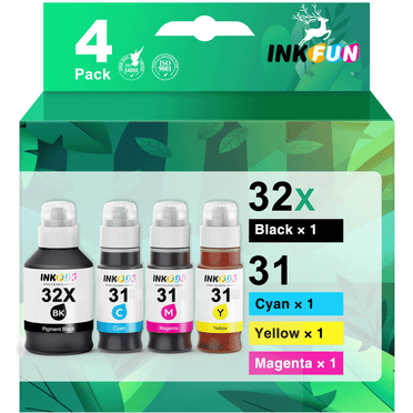 OCProducts Compatible Ink Replacement for HP 31 for Smart Tank 5000 ...