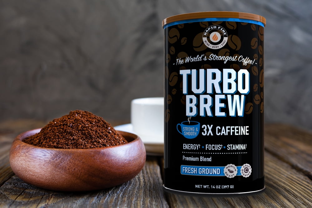 Buy Rapid Fire Turbo Brew Keto Ground Coffee, 14 oz Can Online at ...