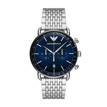 Emporio Armani Men's Chronograph Gunmetal Classic Dress Watch AR1979 ...