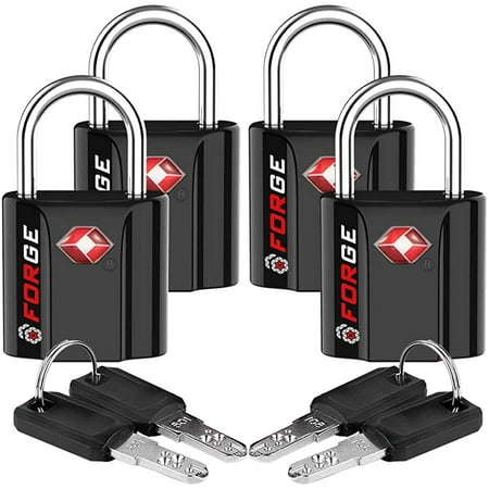 TSA Approved Luggage Locks, Ultra-Secure Dimple Key Travel Locks with ...