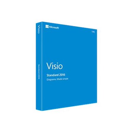 Microsoft Visio Standard 2016 - Box pack - 1 PC - medialess - Win ...