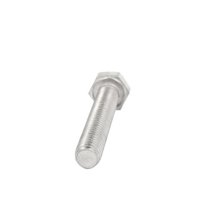 M8 x 45mm A2 Stainless Steel Fully Threaded Hex Hexagon Head Screw Bolt ...