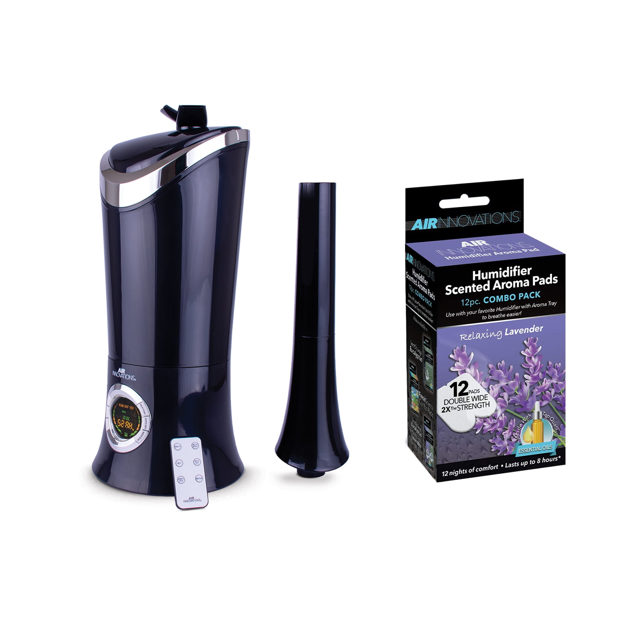 Air Innovations MH-701BA Ultrasonic Cool Mist Humidifier with Refills ...