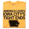 America Loves Iowa City Tight Ends Graphic Tee TShirt Gift - Walmart.com