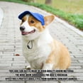Dog Sun Hat Baseball Cap with Ear Holes, Adjustable Chin Strap ...