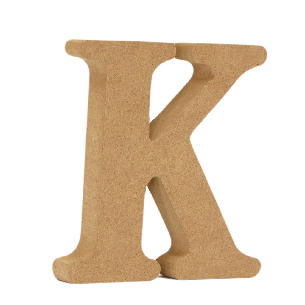 VerPetridure Log Wooden Alphabet Ornament Wood Wooden Letters Log ...