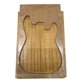 African Swamp Ash/Ayous Electric/Bass Guitar Single Piece Wood Body ...