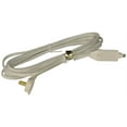 SlimLine 2237 Flat Plug Extension Cord, 2-Wire, White, 13-Foot ...