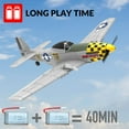 Top Race P-51 Mustang RC Airplane, 2 Channels War Plane, TR-M52 Style ...