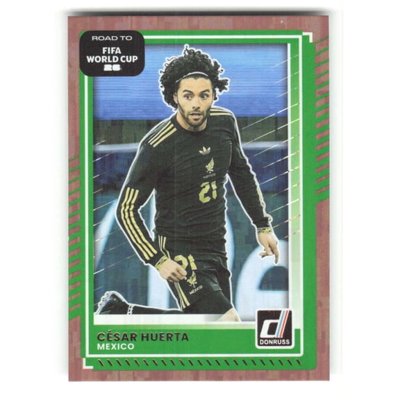 2025-26 Donruss Road to FIFA World Cup Bronze #77 Cesar Huerta Mexico ...