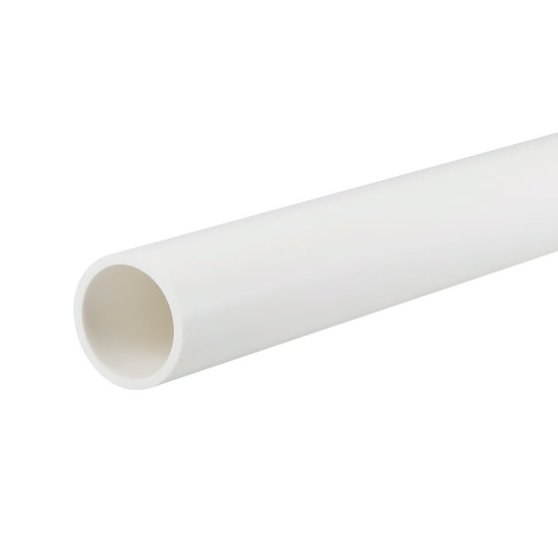 Uxcell 21mm ID 25mm OD 0.35m White PVC Rigid Round Pipe High Impact ...