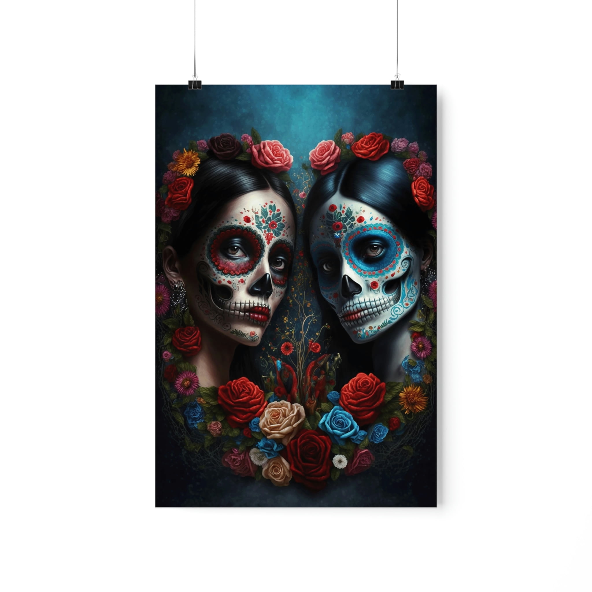 Gothic Wall Art, Gothic Girl, Gothic Pin Up Poster, Black and White ...