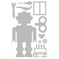 Sizzix Thinlits Die Set 11PK - 50's Robot by Georgie Evans - Walmart.com