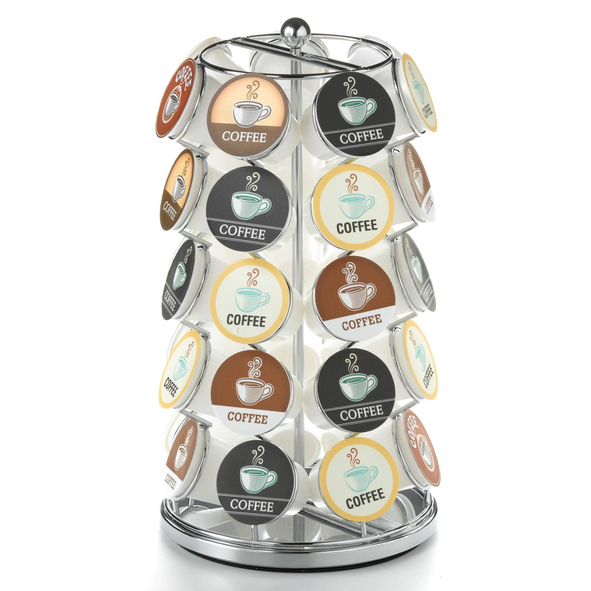Nifty Solutions Coffee Pod Carousel – Compatible with K-Cups, 35 Pod ...