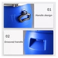 Large Plastic Blue Open Top Storage Drum Keg with Lid and Ring, Food ...