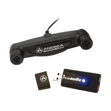 Andrea PureAudio USB-SA - Sound card - 16-bit - 48 kHz - stereo - USB - with Superbeam SoundMAX ...