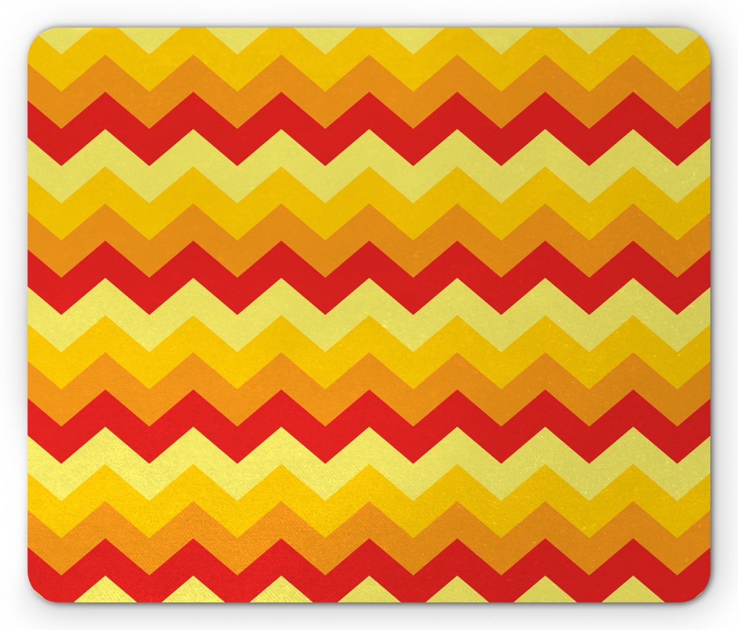Yellow Chevron Mouse Pad, Arrows Geometric Design in Vibrant Warm ...