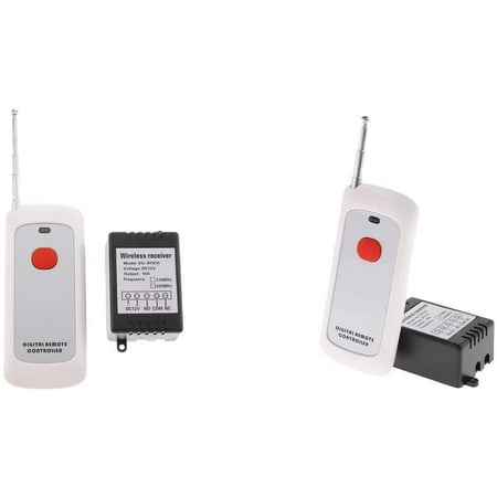 2pcs 433Mhz Wireless RF Switch 1000 Meters Long Range DC 12V Single Channel Wireless Remote ...