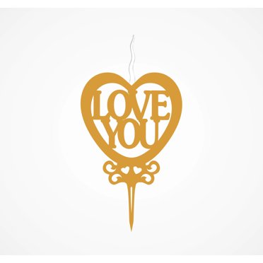 Decorative Acrylic Cake Topper Candle LETTER 'Princess' - Walmart.com