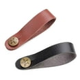 Guitar Neck Strap Button PU Leather Guitars Strap Holder Button Safe ...