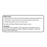 Equate Earloop Disposable Face Masks, Black, 25 Count HSA/FSA Eligible ...