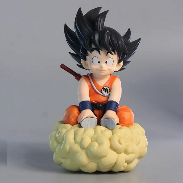 Anime Dragon Ball Son Goku With Cloud Figurine Kid Goku Action Figure 15cm PVC Statue Collection Model Toys Gifts Blue goku no box Walmart