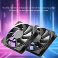COOLHOOD Quiet Computer Fan Quiet PC Fans For Computer PC Case GPU CPU ...