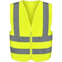 Neiko High-Visibility Reflective Safety Vest, Neon Yellow, Medium, for ...