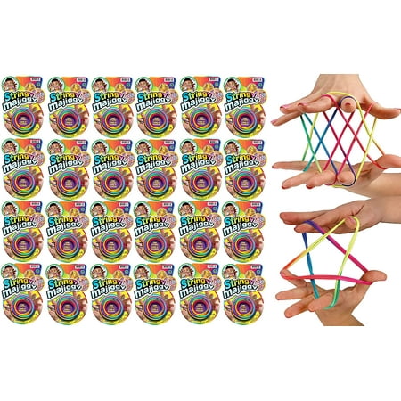 Cats Cradle String Game Fingers Fun. (24 Packs) Finger Games Fidget Toy ...