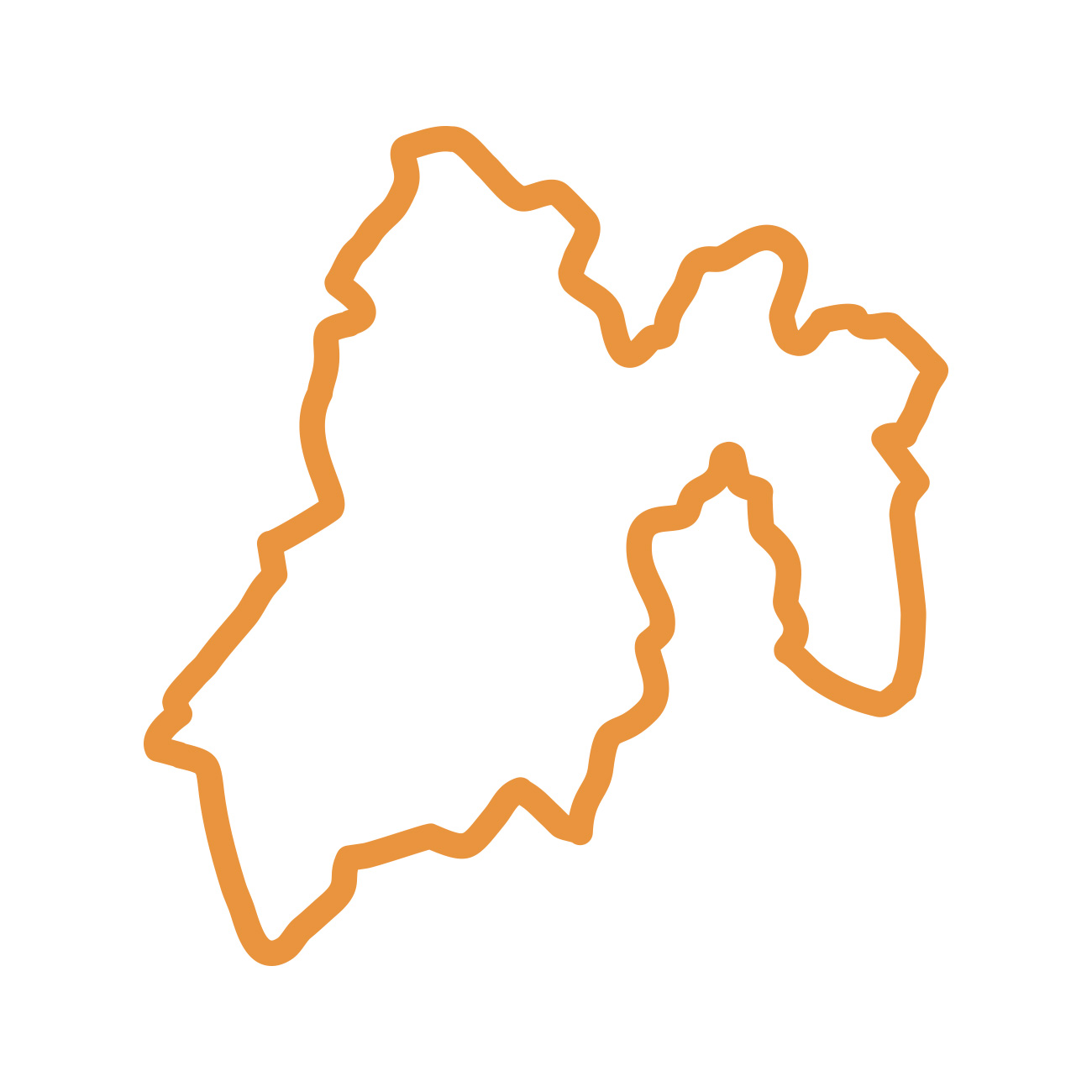 State of Mexico State Shaped Sticker Decal Die Cut - Self Adhesive ...