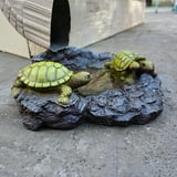 Esterno Resin Turtle Garden Rain Spout Block, Water Drain Gutter ...