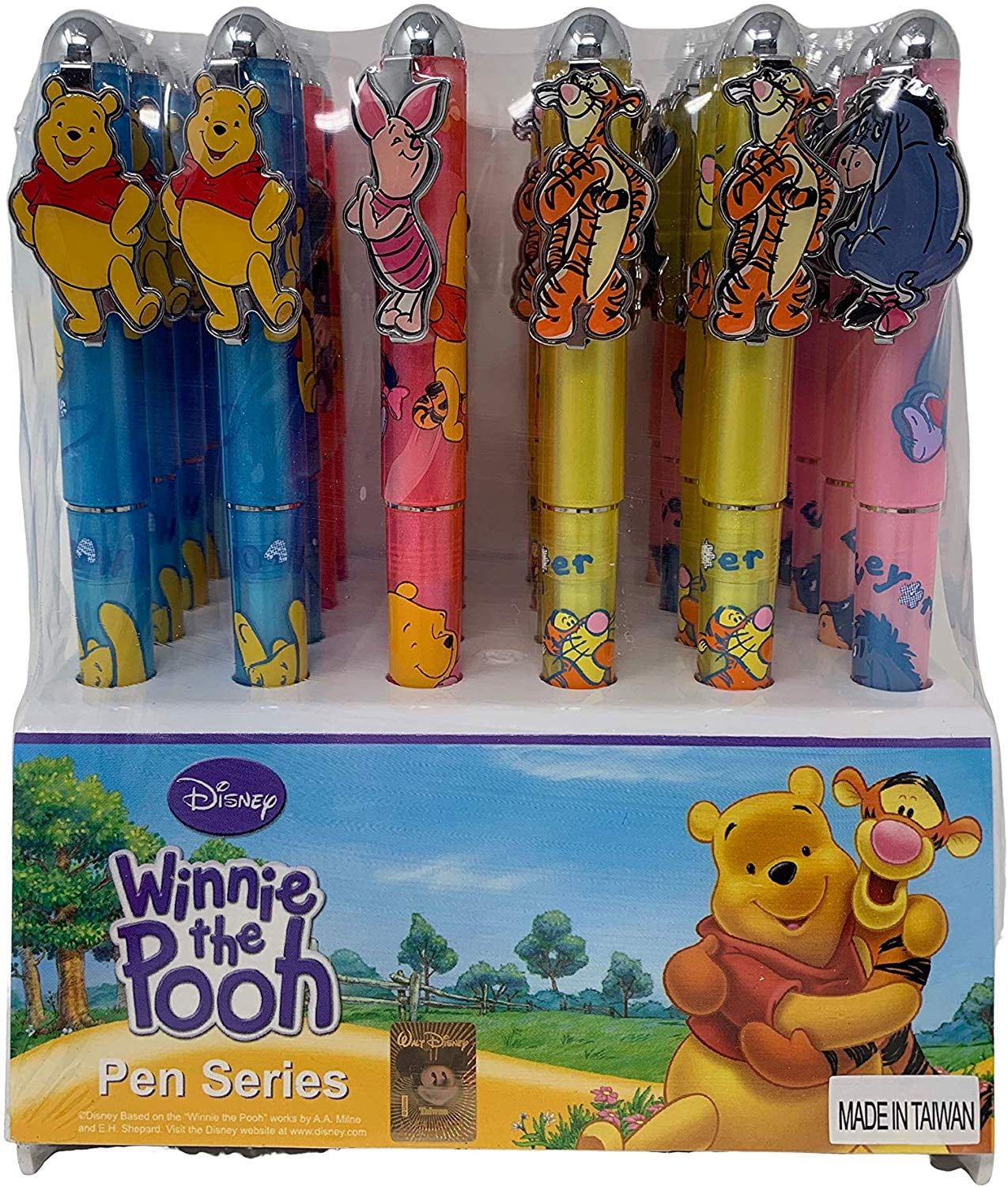 Disney Winnie the Pooh Piglet Tigger Eeyore (6 Pen Only) - Walmart.com