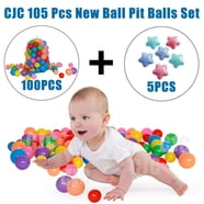 Intex Fun Play Ballz - Air Filled Toy for Kids, 100 Multi-Colored 3 ...