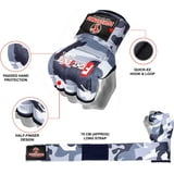 FIGHTSENSE Padded Gel Boxing Gloves with Long Wraps for MMA, Muay Thai ...