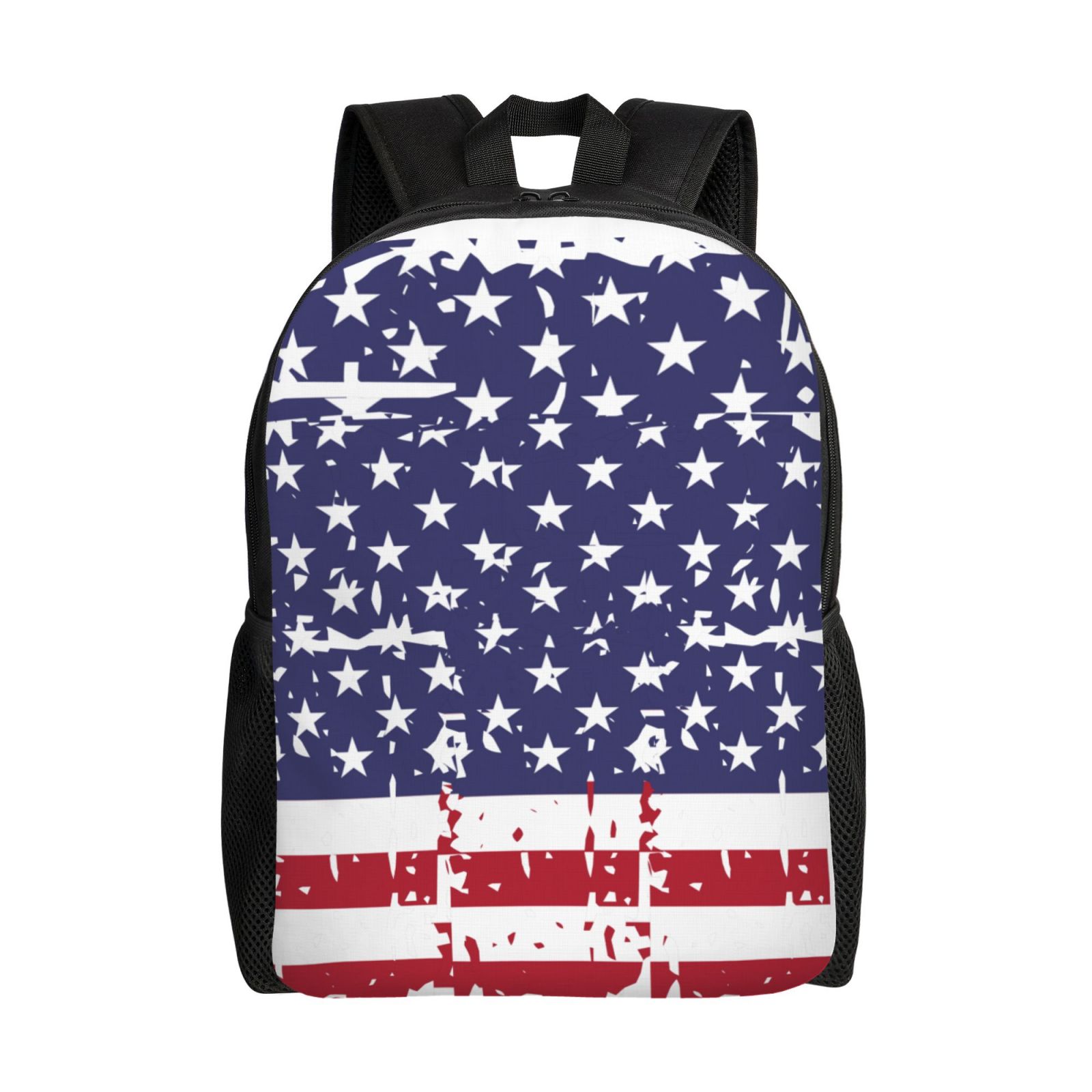 ZNDUO Travel Backpack, Letter T Usa Flag Pattern Backpack for School ...
