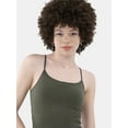 No Boundaries Shelf Bra Cami Top, Adjustable Sleeveless Scoop Neck ...