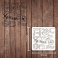 Postal Stencils Decoration Template 11.8x11.8 inch Plastic Post New ...