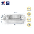 9x13 Aluminum Foil Pans (30 Pack) - Disposable Half Size Deep Steam ...