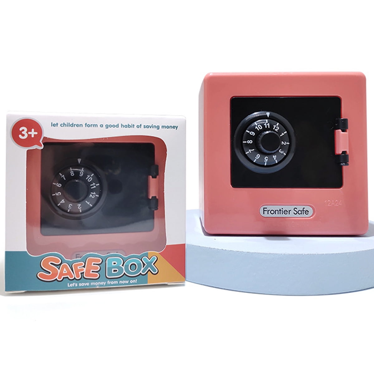 Muyoka Frontier Safe Bank Contraseña Desbloqueo Safe Toy Box con ranura ...