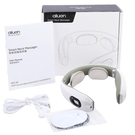 Smart Electric Neck And Shoulder Pulse Massager Tens Wireless Heat ...