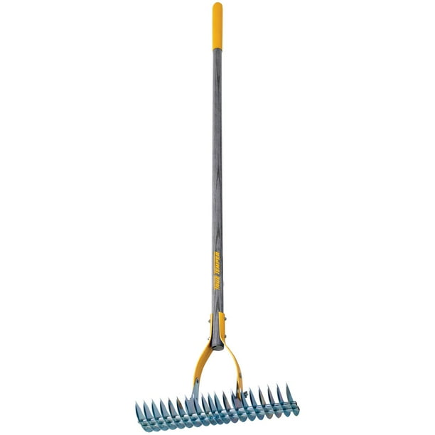 True Temper 2914000 15" Adjustable Thatch Rake - Walmart.com